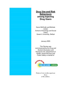 Drug use and risk behaviours among injecting drug users. - Drugs and ...